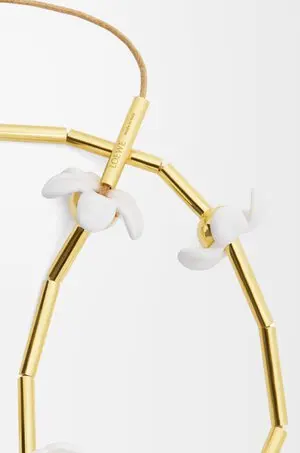 Loewe Flor Necklace - Gold/white