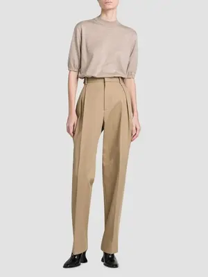 Bottega Veneta Short-sleeve Cashmere Sweater