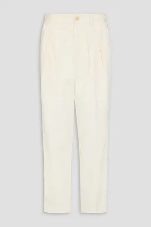 ALEX MILL Pleated Tapered Pants - Ivory