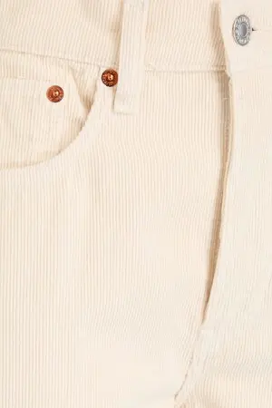 RE/DONE 70s Cotton-corduroy Bootcut Pants - Ivory