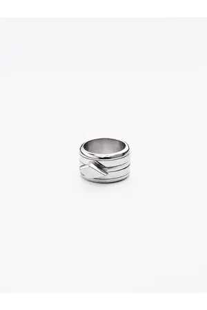 SOKO Tuliza Statement Spinner Mental Health Ring - Silver