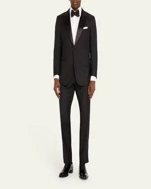 Kiton Peak Wool Tuxedo