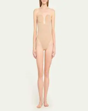 Fashion Forms U-plunge Backless Thong Bodysuit