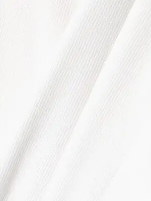 TOTEME Ribbed Stretch-cotton Jersey T-shirt