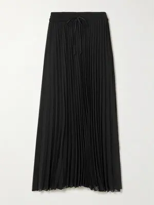 PETER DO Pleated Chiffon Maxi Skirt