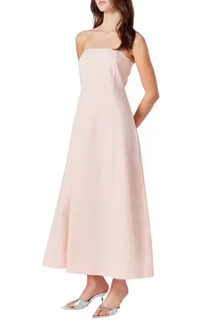 Endless Rose Strapless Linen Dress