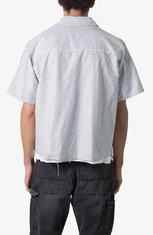 Mnml Stripe Short Sleeve Button-up Shirt