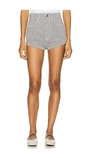 GRLFRND Kyla Hot Short - Ticking Stripe