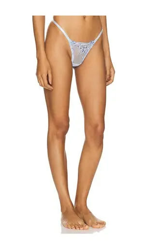 KAT THE LABEL Sofia Thong In Baby Blue - Corn Flower