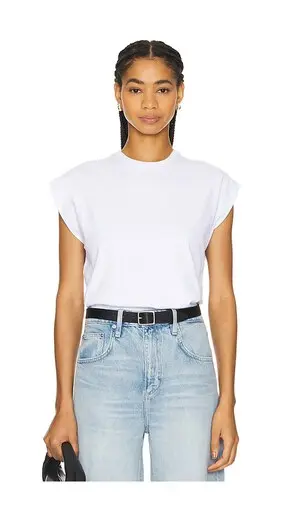 Good American Muscle Tee In White