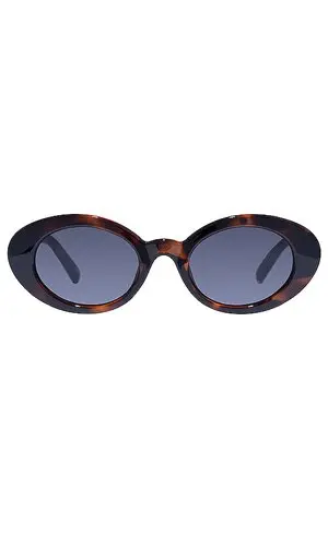Le Specs Nouveau Vie Sunglasses - Dark Tort & Smoke Mono