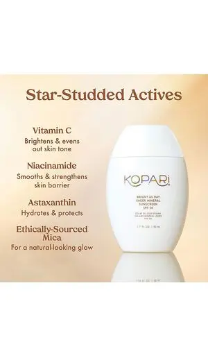 KOPARI BEAUTY Bright As Day Sheer Mineral Suncreen