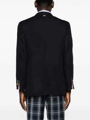 Thom Browne Single-breasted Wool Blazer - Blue