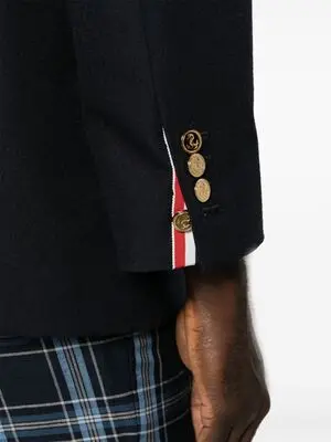 Thom Browne Single-breasted Wool Blazer - Blue
