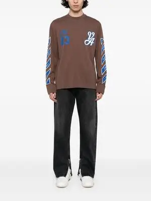 Off-White Graphic-print Long-sleeve T-shirt