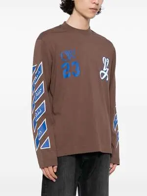 Off-White Graphic-print Long-sleeve T-shirt