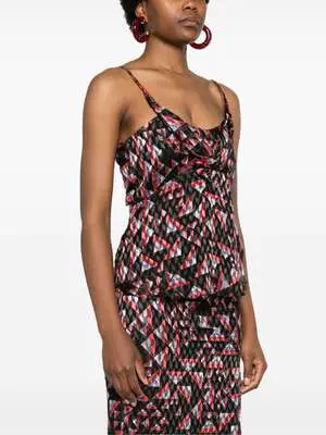 Isabel Marant Étoile Kalisia Geometric-print Tank Top