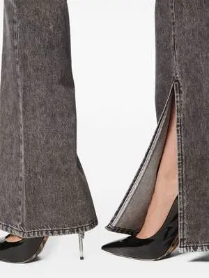 Philipp Plein High-waisted Flared Jeans - Grey