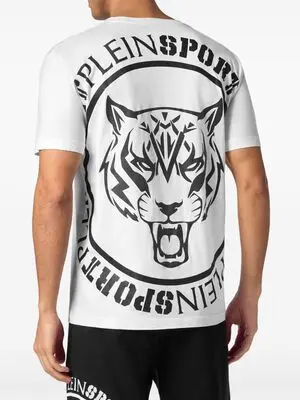 PLEIN SPORT Carbon Tiger Print T-shirt