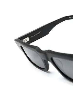 Dita Cosmohacker Rectangle-frame Sunglasses - Black