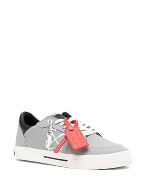 Off-White Vulcanized Lace-up Sneakers