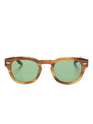 Barton Perreira Demarco Square-frame Sunglasses - Brown