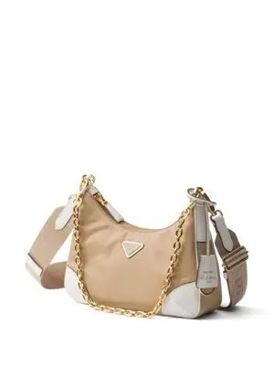 Prada Re-edition 2005 Shoulder Bag - Neutrals