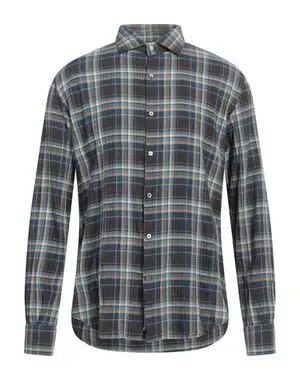 BROOKSFIELD Shirt Size Cotton, Elastane - Green