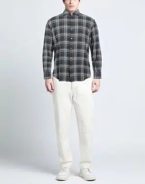 BROOKSFIELD Shirt Size Cotton, Elastane - Green