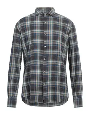 BROOKSFIELD Shirt Size Cotton, Elastane - Green
