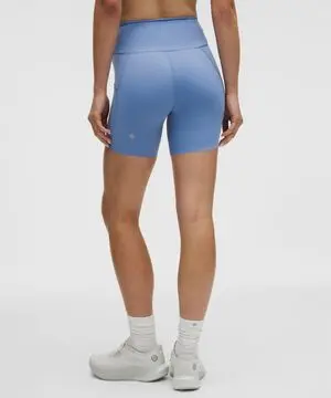 Lululemon Fast And Free High-rise Short - Prep Blue