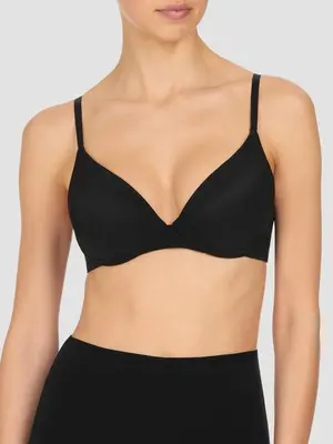 Natori Minimal Convertible Push-up T-shirt Bra Black