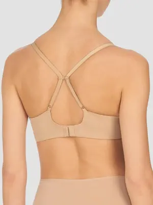 Natori Minimal Convertible Push-up T-shirt Bra - Cafe