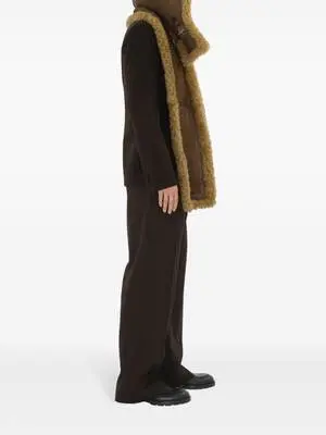 Burberry Hooded Shearling Scarf