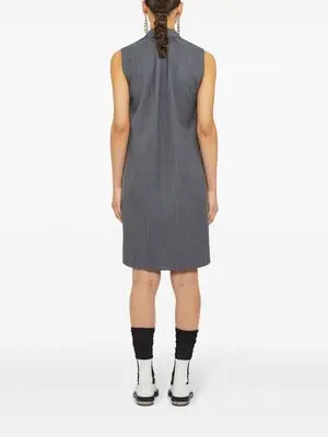 JIL SANDER Straight-point Collar Wool Dress