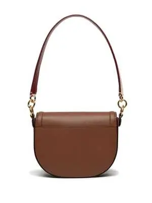 Bally Logo-stamp Leather Shoulder Bag - Brown