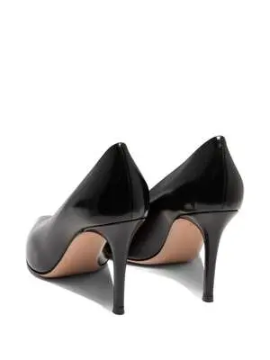 GIANVITO ROSSI 85mm Pointed-toe Leather Pumps