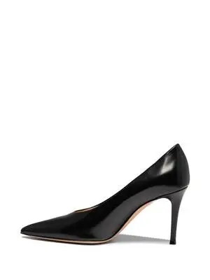 GIANVITO ROSSI 85mm Pointed-toe Leather Pumps