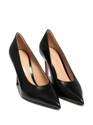 GIANVITO ROSSI 85mm Pointed-toe Leather Pumps