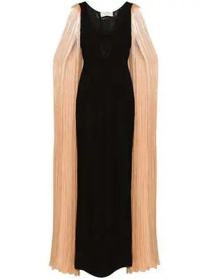 V:pm Atelier Cape Effect Evening Dresses
