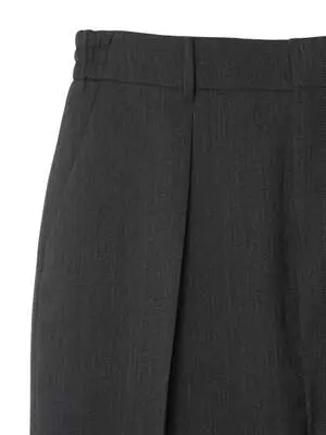 Burberry Wool Tailored Trousers - Grey