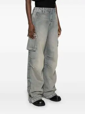 Andrea Ya'aqov Mid-rise Wide-leg Jeans
