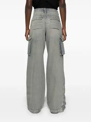 Andrea Ya'aqov Mid-rise Wide-leg Jeans