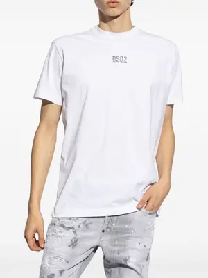 Dsquared2 Logo-stamp Cotton-blend T-shirt