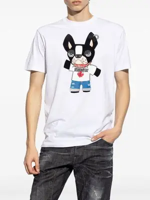 Dsquared2 Graphic-print Cotton T-shirt