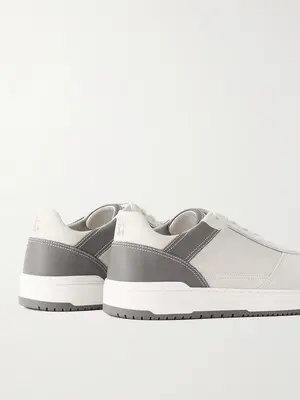 Brunello Cucinelli Suede And Leather Sneakers