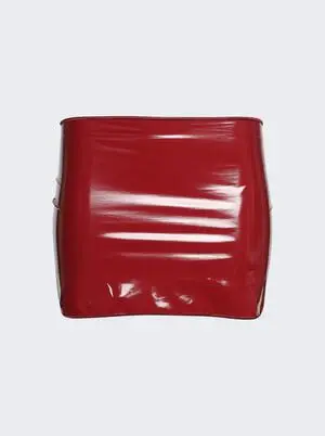 Oseree Miniskirt - Cabernet