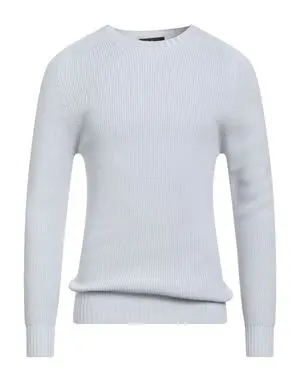 GRAN SASSO Virgin Wool Crew Neck Sweater - Grey