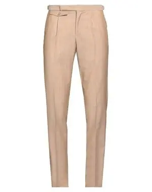 Incotex Man Pants Sand Size 34 Virgin Wool, Mohair Wool Beige