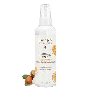 BABO BOTANICALS Sensitive Baby Fragrance Free Diaper Rash Cream Spray - One-color